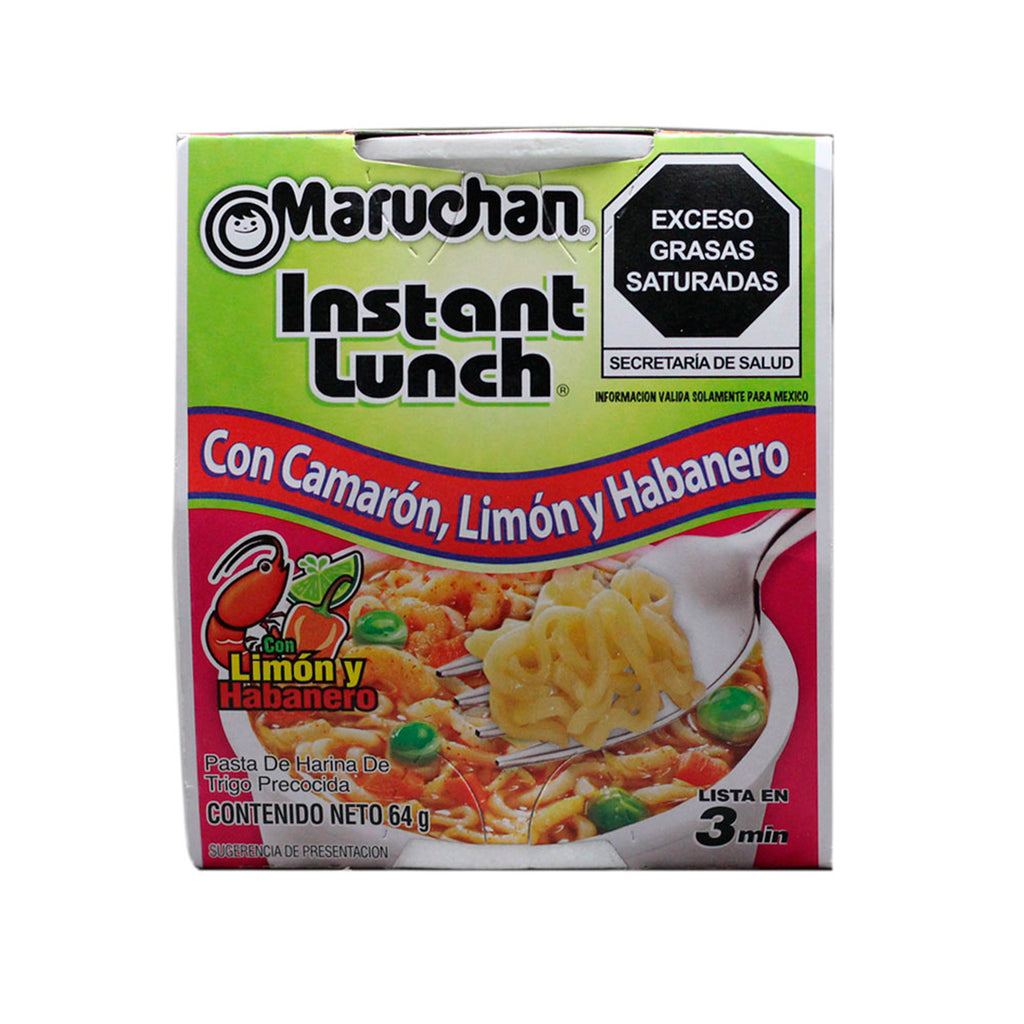 Maruchan Instant Lunch Con Camaron, Limon Y Habanero – Peke Delicias